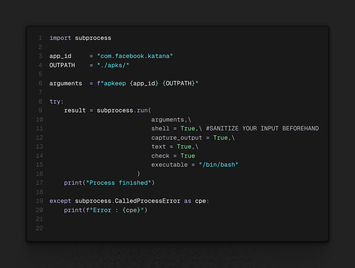 How to run apkeep from python using subprocess.run | by Vedant Tilvankar | Mar, 2025 | Medium