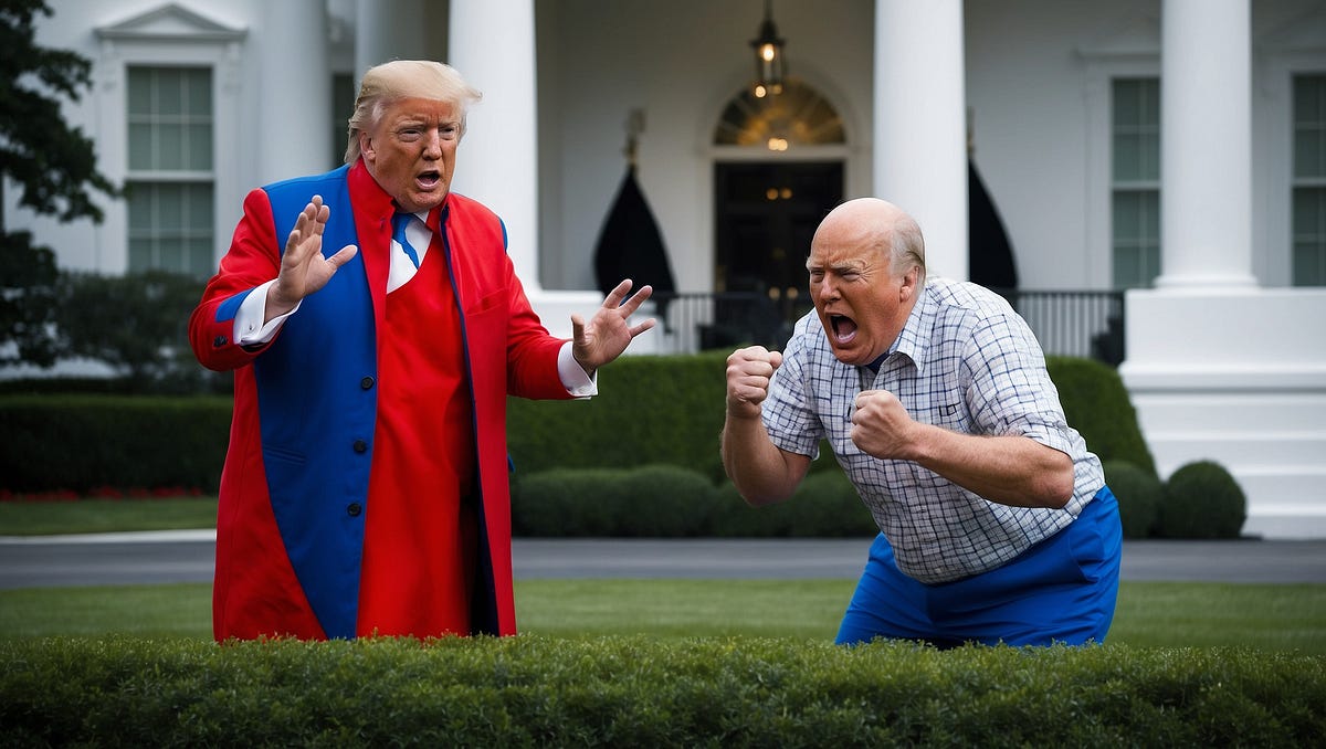 Donald Trump Ambushed By Little-Known Twin Brother, Norm, Outside White ...