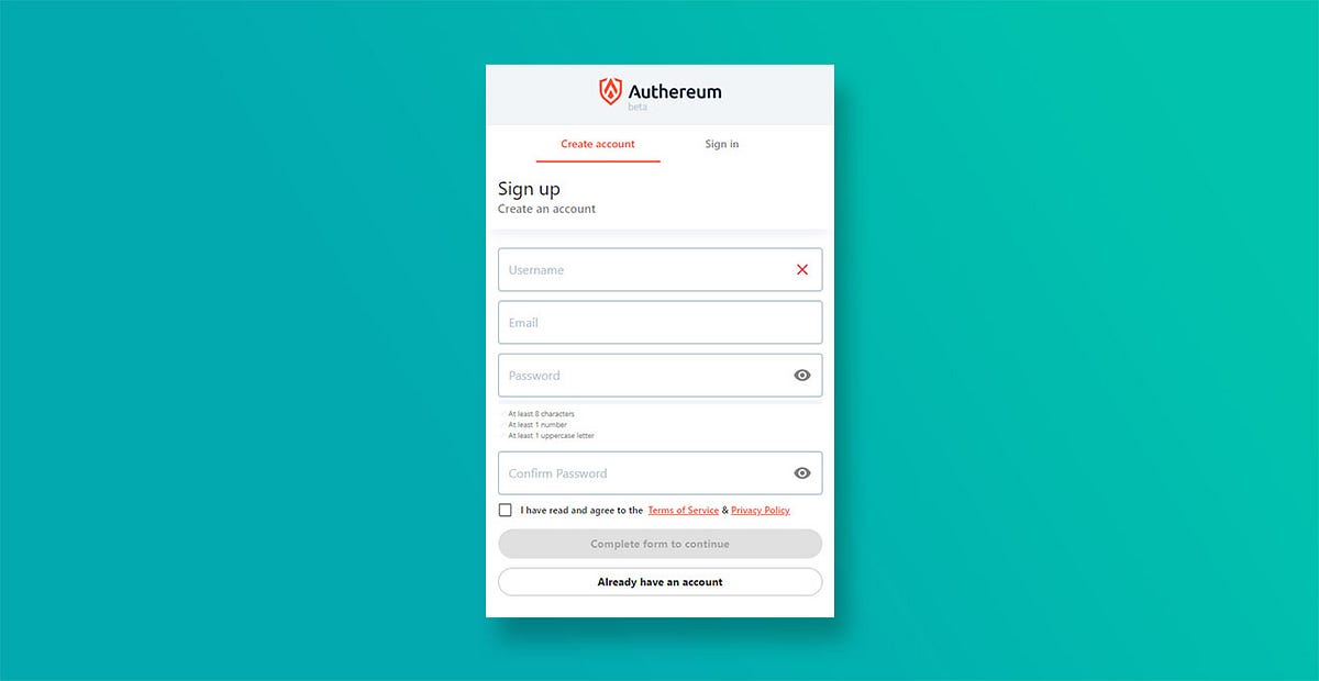 Reviewing the Authereum Wallet. Login into DeFi. | by Elle | Hacking ...
