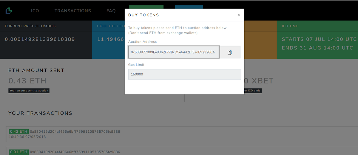 How to participate in Letsbet (XBET) ICO using MyEtherWallet.com ? | by ...