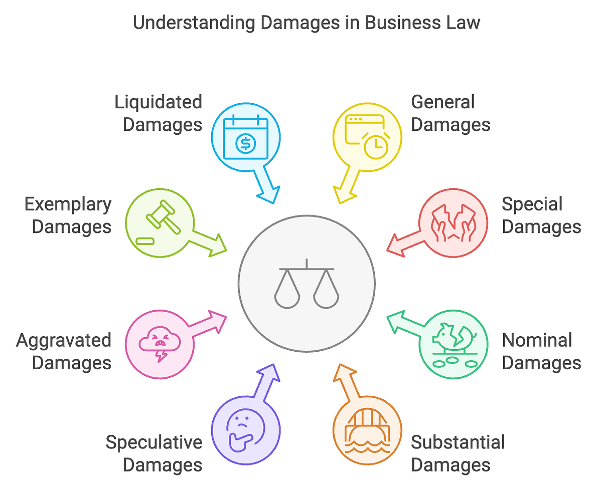 Business Law: Understanding the Types of Damages 💼⚖️ | by Priyakant Charokar | The Leadership ...