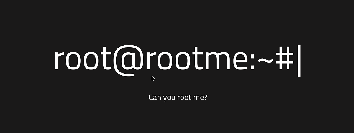THM:- Root-Me. You can access the machine from here | by Potato | Medium