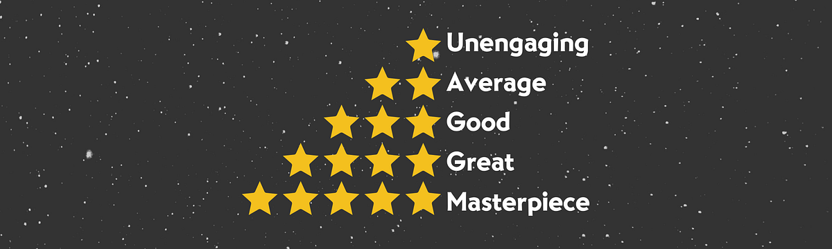 Understanding The Rating Scale. A quick guide to my 5-star rating scale ...