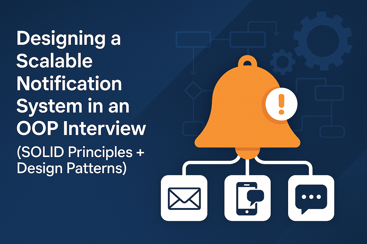 Designing a Scalable Notification System in an OOP Interview (SOLID Principles + Design Patterns ...
