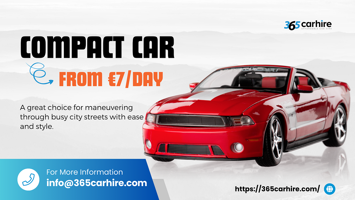 Car Types & Rental Costs at 365 CarHire - 365 Car Hire - Medium