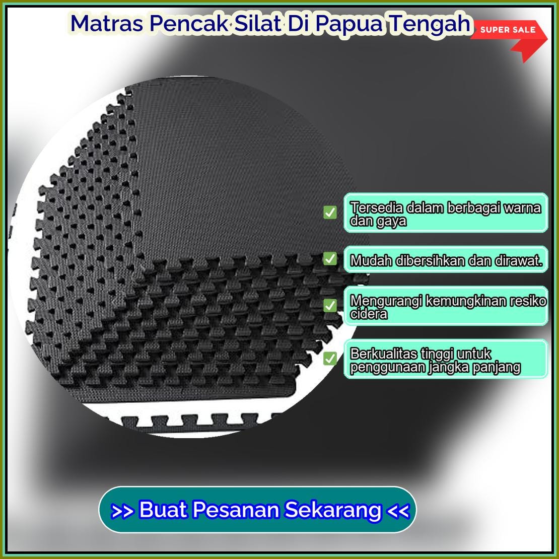Matras Pencak Silat Di Papua Tengah - Tatami Matras - Medium