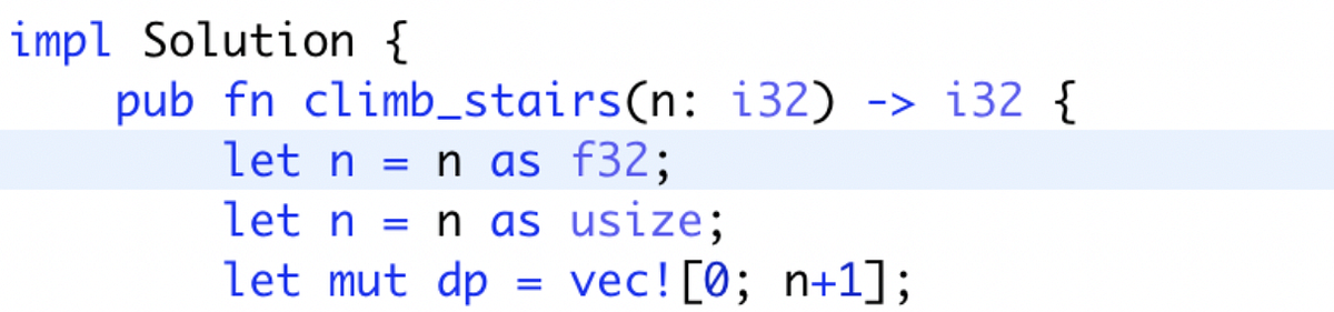 Rust Day 7: Leetcode — Climbing Stairs | by Arjun Sunil Kumar | Go Rust | Medium
