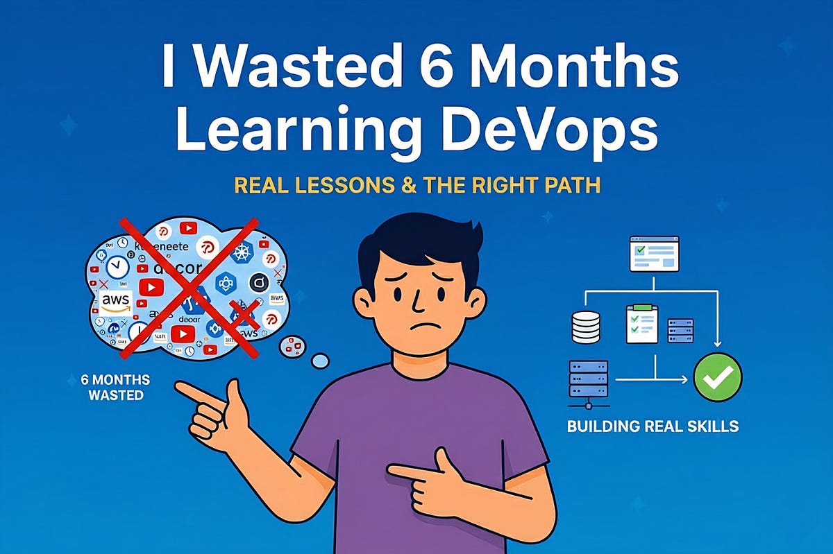 I Wasted 6 Months Learning DevOps the Wrong Way — Do This Instead | by ...