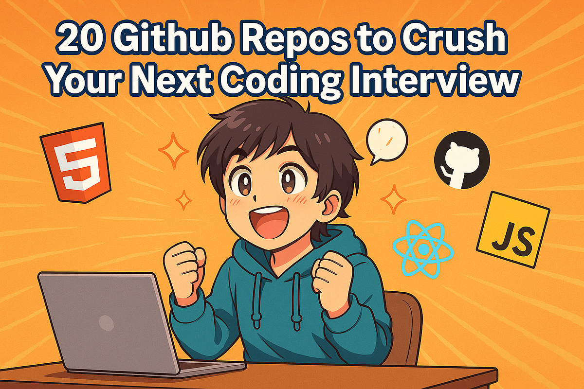 20 GitHub Repos to Crush Your Next Coding Interview 💻🔥 | by Baivab Mukhopadhyay | devdotcom | Medium