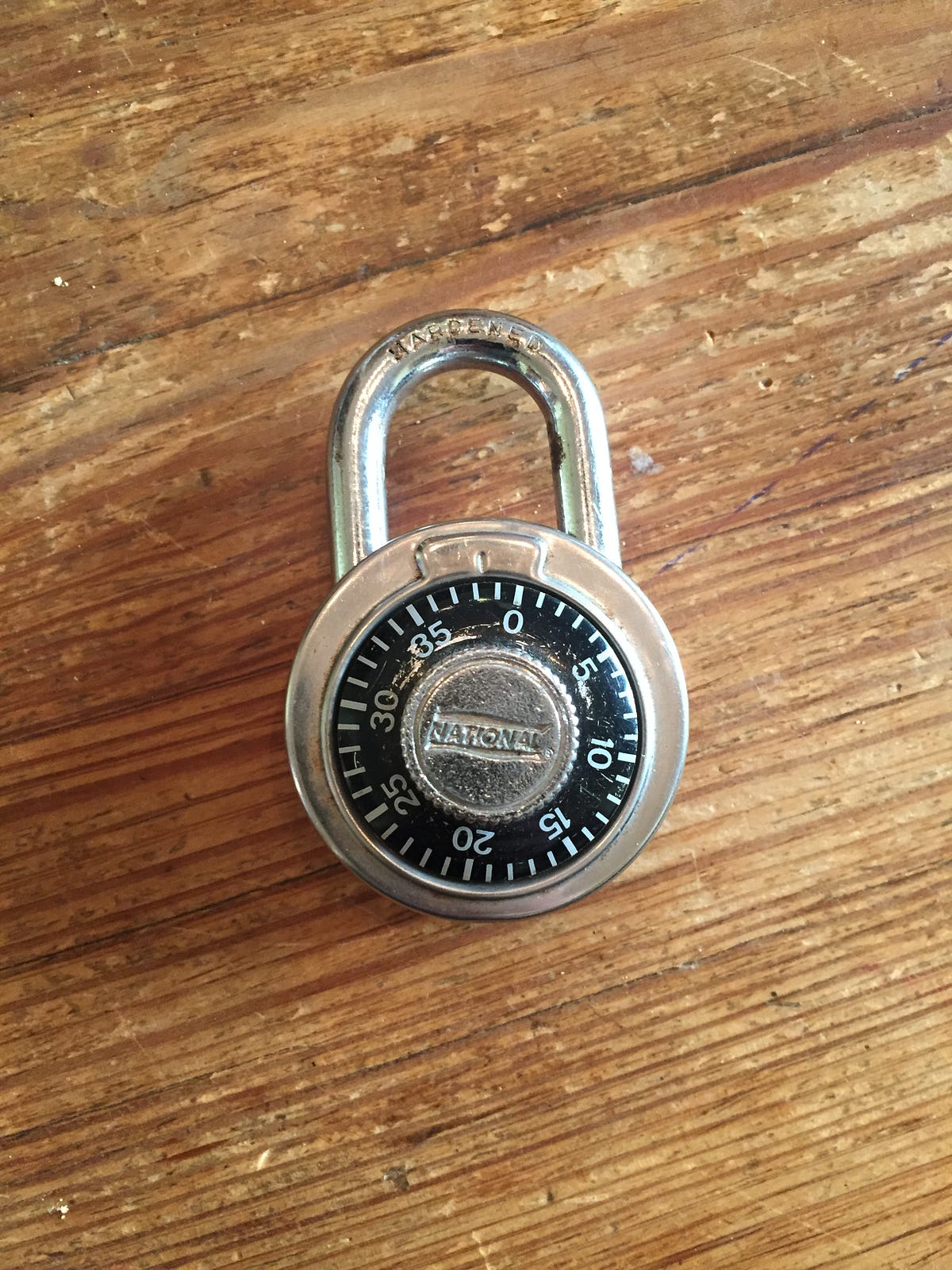 High School Gym Lock. My dad got a combination lock for his… | by Ted ...