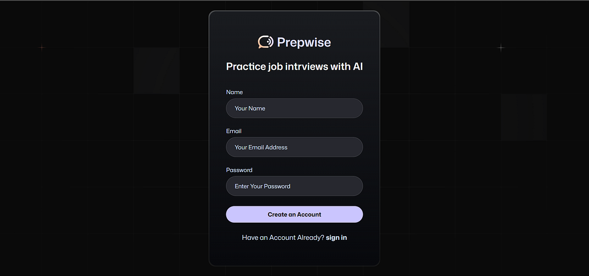 🎙️ PrepWise: Building a Full Stack Real-Time AI Voice Interview Platform | by Yassirchoujai ...