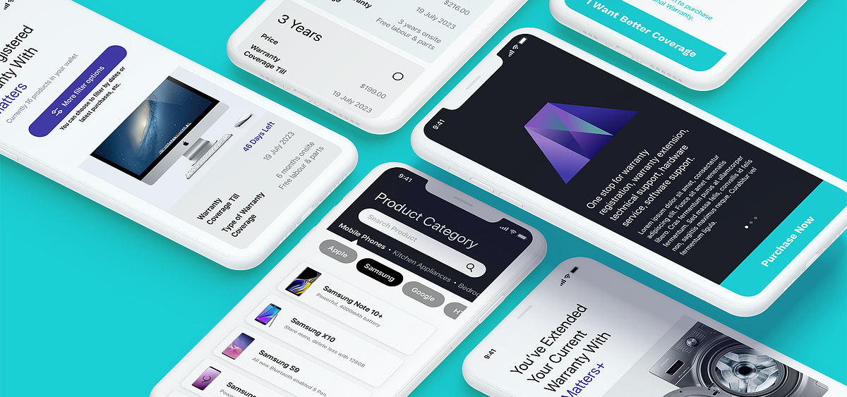 Mobile App to simplify tracking of warranty— UX/UI Case Study | by Chan ...