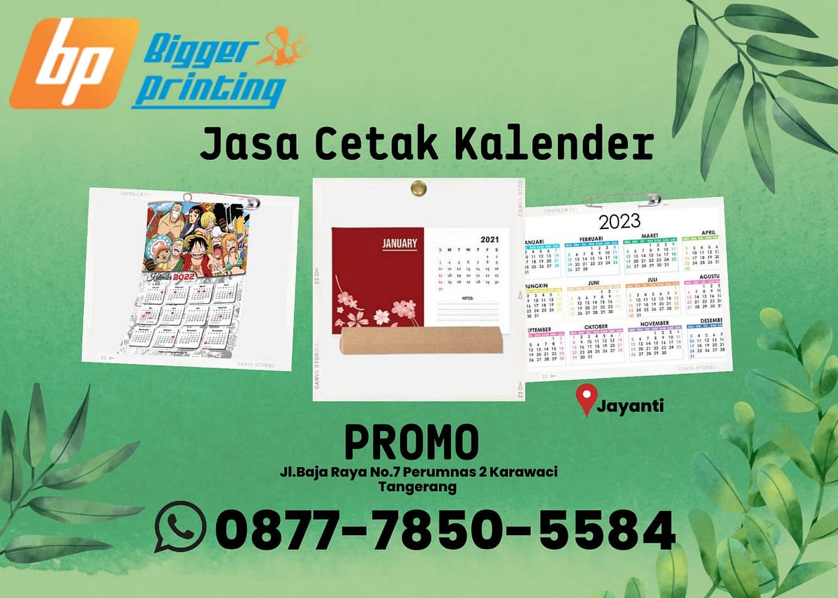 PROMO, Wa./Call. 0877–7850–5584, Jasa Cetak Kalender di Jayanti - Cetakkalenderdindingtng - Medium