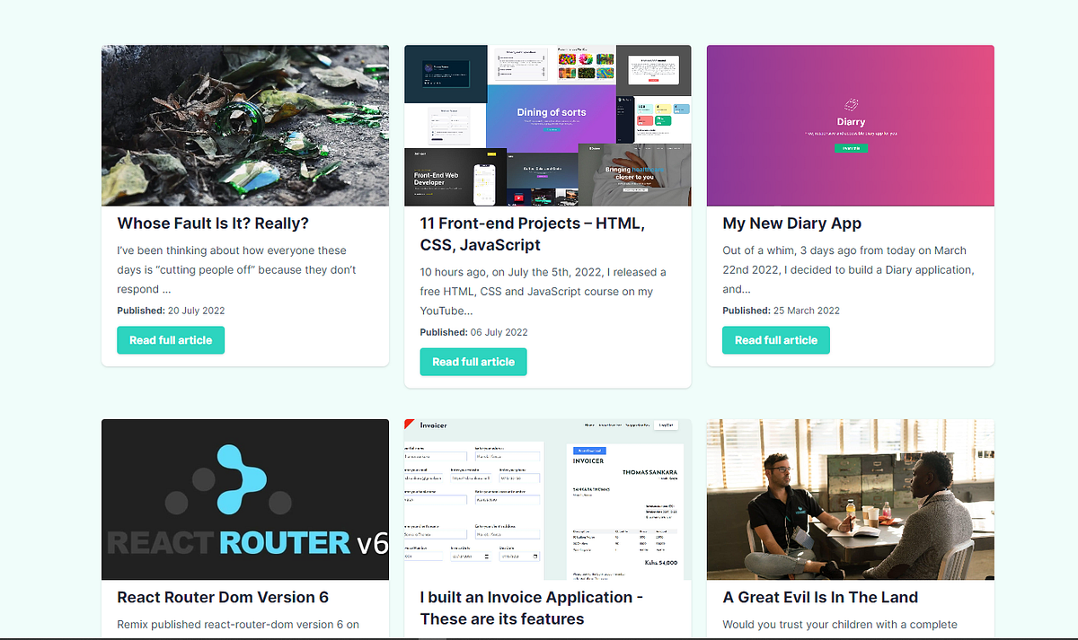 Build A Blog Using Sanity CMS And ReactJS | by Thomas Sankara | Medium