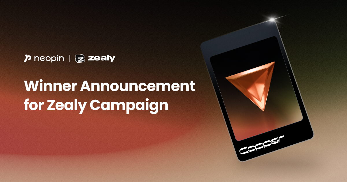 Winner Announcement for Zealy Campaign! | by NEOPIN | NEOPIN | Medium