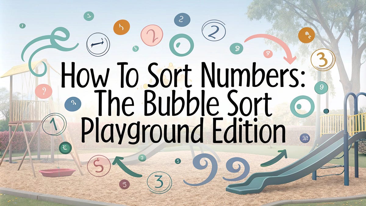 How to Sort Numbers: The Bubble Sort Playground Edition | by Aman ...
