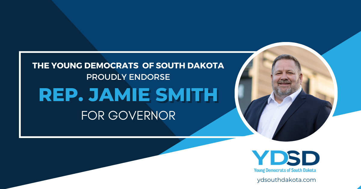 SD Young Dems Officially Endorse Rep. Jamie Smith for Governor | by ...