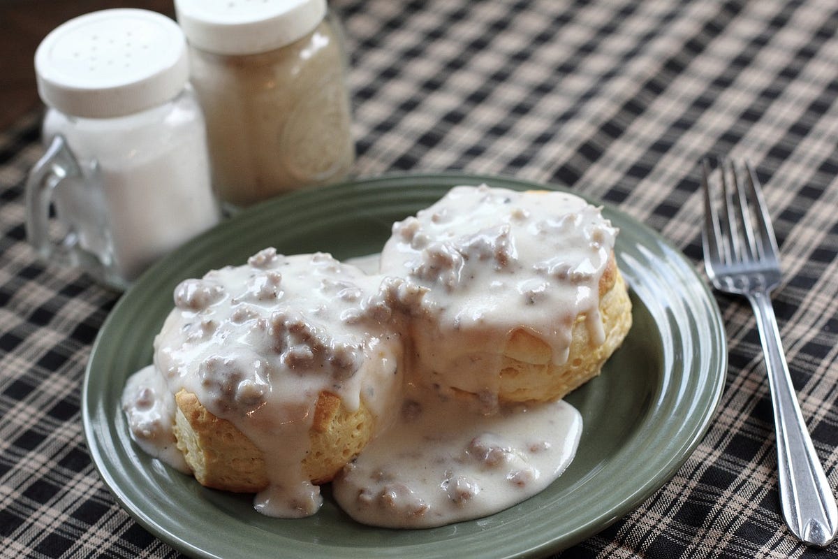 Are These the Best Oklahoma Biscuits and Gravy? | by Judy Derby | Medium