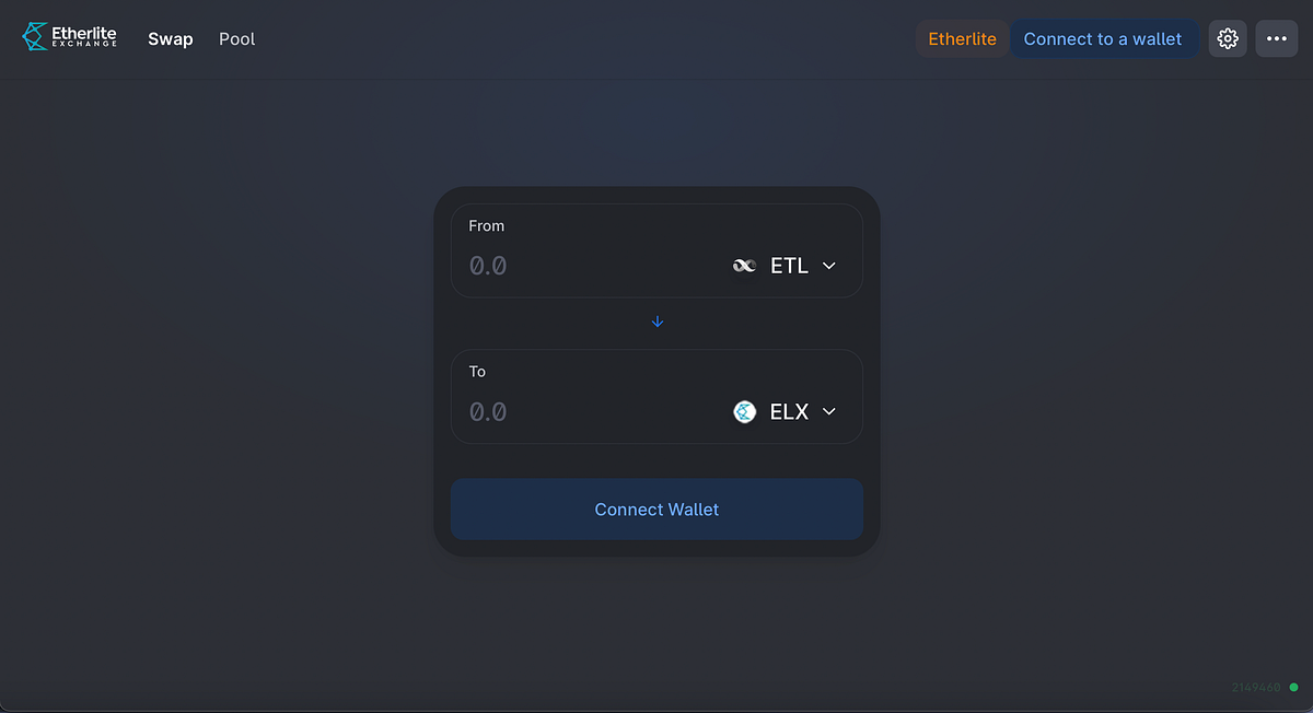 Welcome to Etherlite Exchange!. We are happy to have you on board on ...