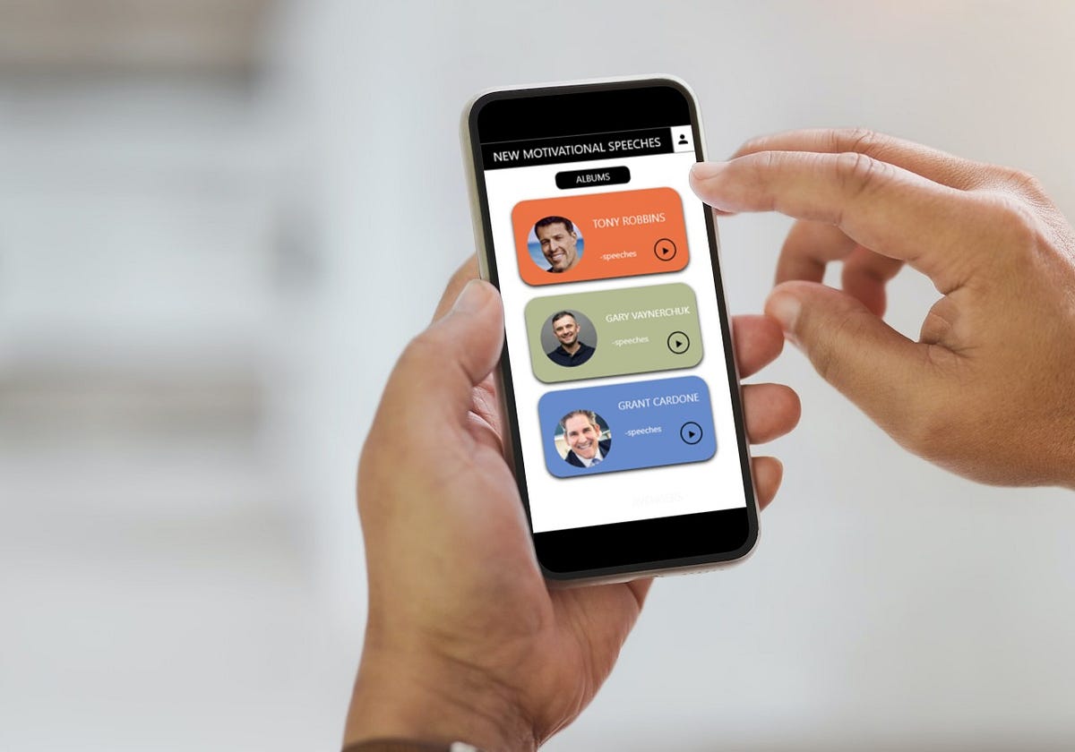 New Motivational Speeches — UI/UX Design — Overview | by Rena manikanta ...