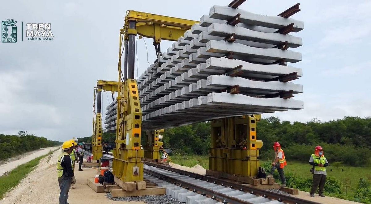 Maya Train Section 4: 200 Kilometers of Track Completed from Izamal to ...