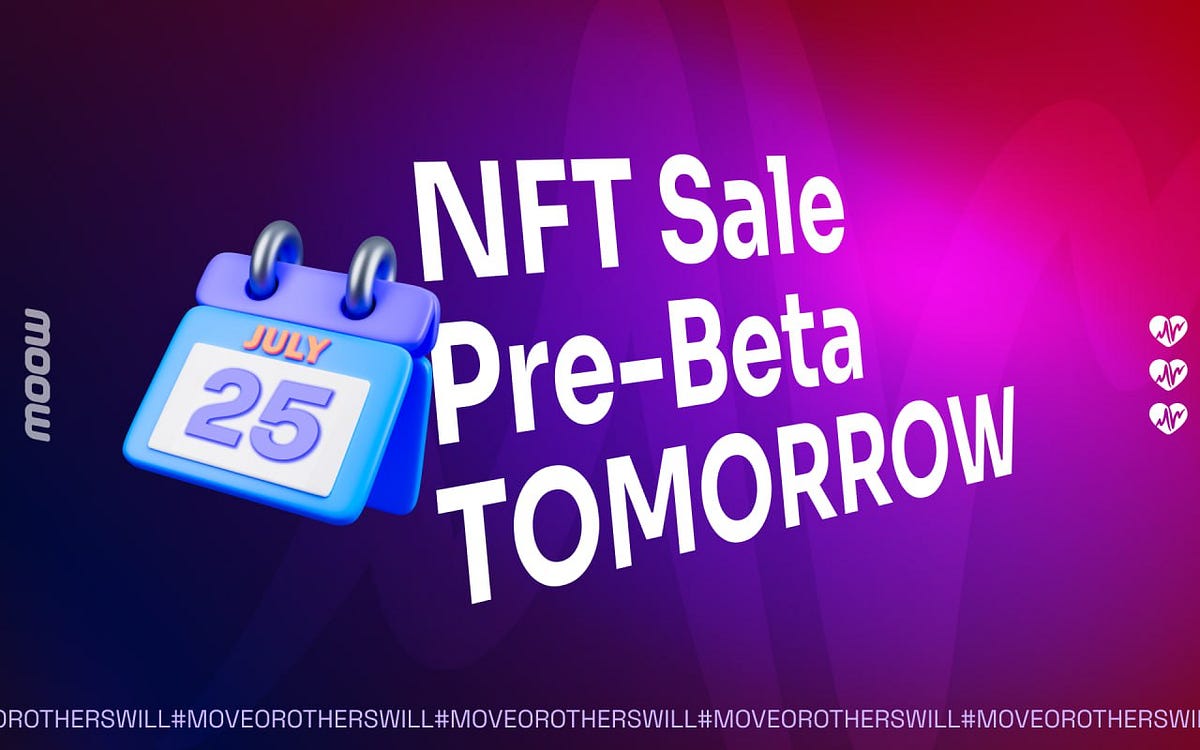 MOOW Genesis NFT Sale and Pre-Beta launch | by MOOW | Medium