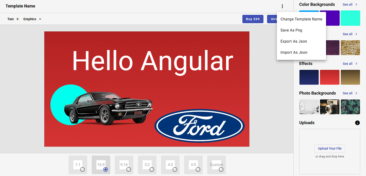 Angular Building an Angular-Based Online Design Tool: A Showcase of ...
