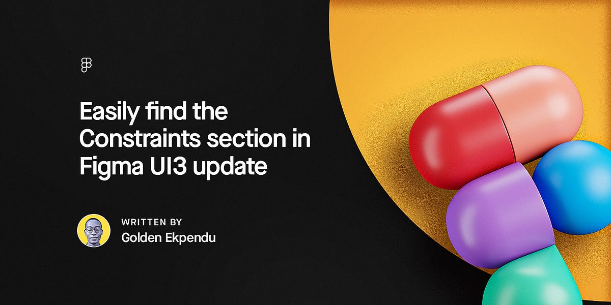 What happened to the constraints tab? | Figma UI3 update | by Golden ...