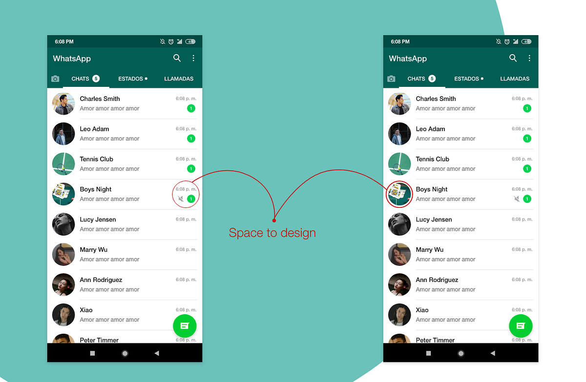 Case Study — WhatsApp Redesign Main Screen | by Pablo Madrazo | Medium