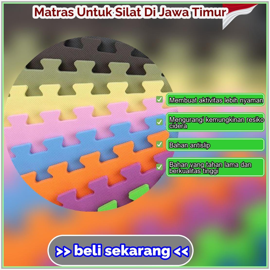 Matras Untuk Silat Di Jawa Timur - Matras Gulat - Medium