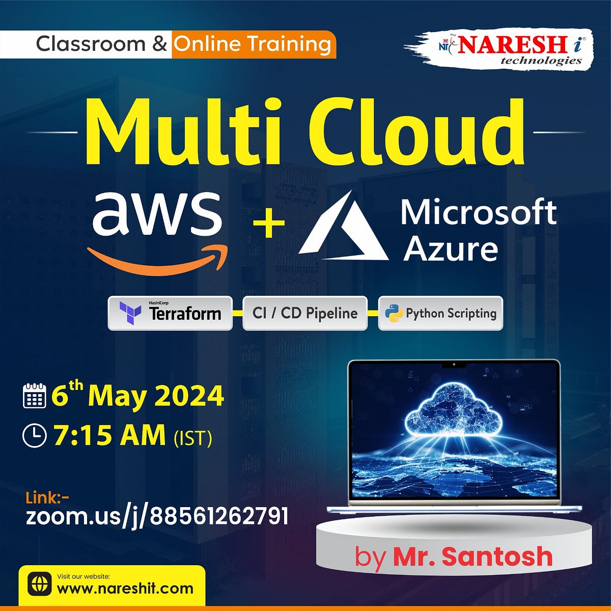 Multi Cloud [AWS+Azure] Online Training — Naresh IT - Avinash Nit - Medium