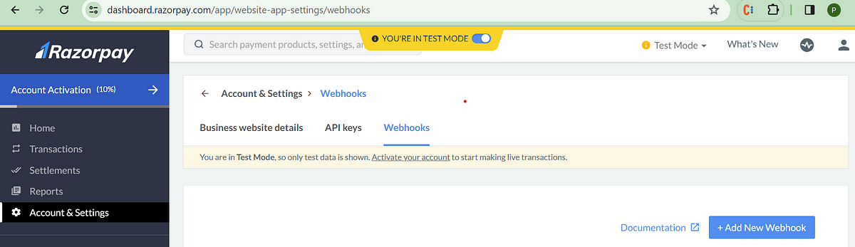 Webhook Implement NodeJs authentication | Medium Webhook Implement NodeJs authentication | Medium