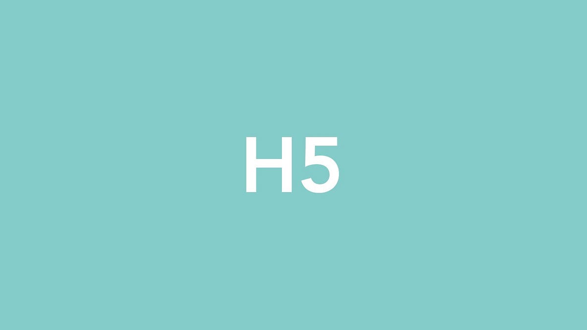 What do Chinese Clients Mean by “H5”? It’s Not HTML 5 Actually… | by ...