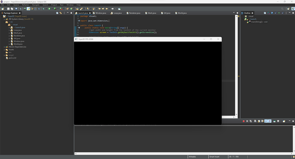 Yope3D, creating a window (Part 1) | by yugu | Medium