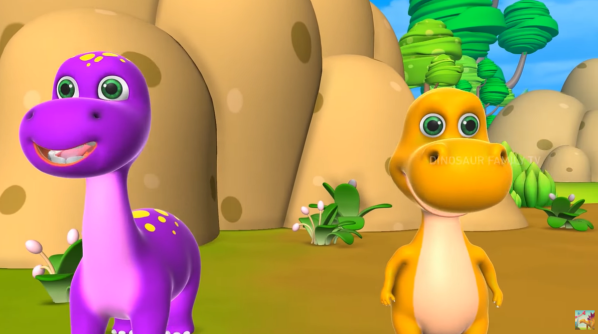 Long Leg Stegosaurus Fight with Giant T-Rex Dinosaur Land | 3D Animated ...