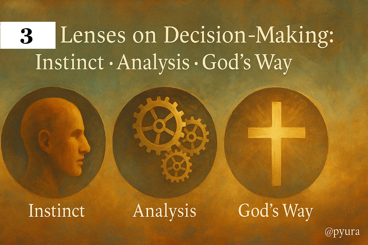 Three Lenses on Decision-Making: Instinct • Analysis • God’s Way | by ...