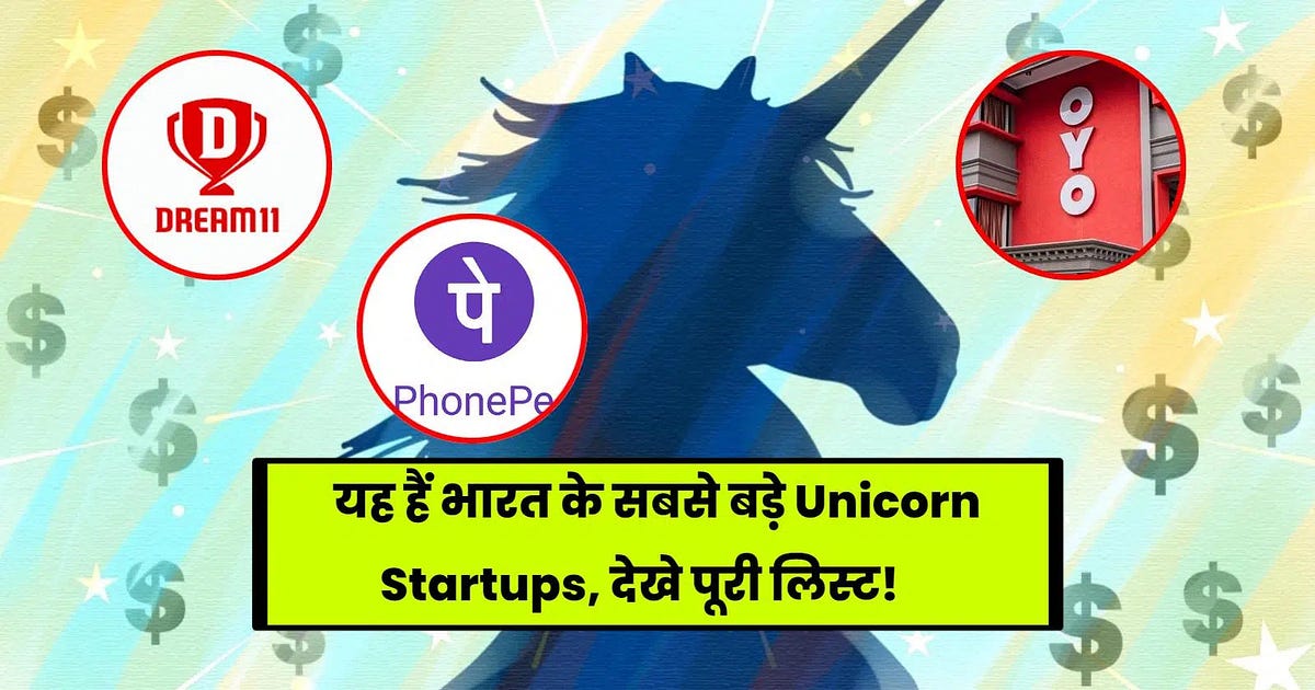 Top 10 Unicorn Startups of India: Complete list of Unicorn Startups! | by Colleenwilly | May ...