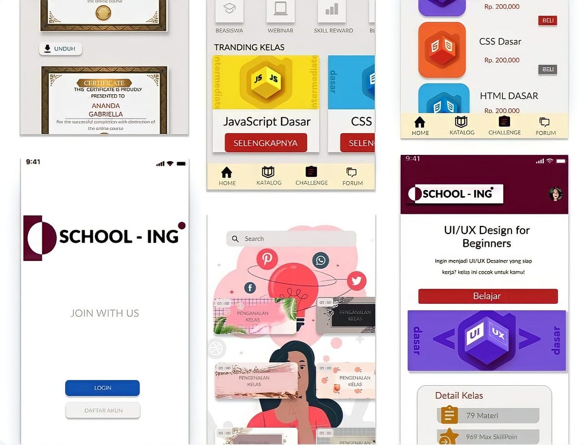 UX Case Study : School-Ing Apps. Hai, dalam study kasus ini saya akan ...
