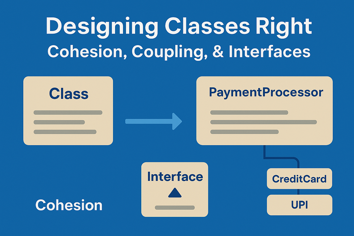 Day 5 of Mastering LLD: Designing Classes Right — Cohesion, Coupling & Interfaces | by Priyanshi ...