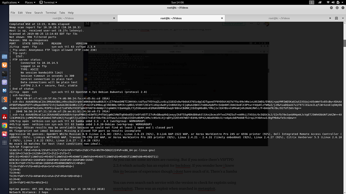 HTB Lame walkthrough. Here’s a walkthrough for the retired… | by Harish | Fnplus Club | Medium