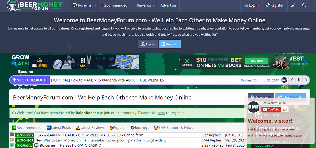 BeerMoneyForum Review. Gather here if you want to earn quick… | by ...