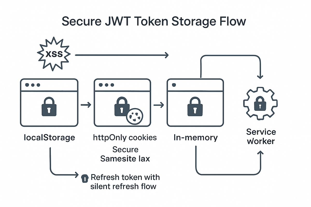JWT Token Storage Security: Moving Beyond localStorage to Modern Best Practices | by Jatin ...