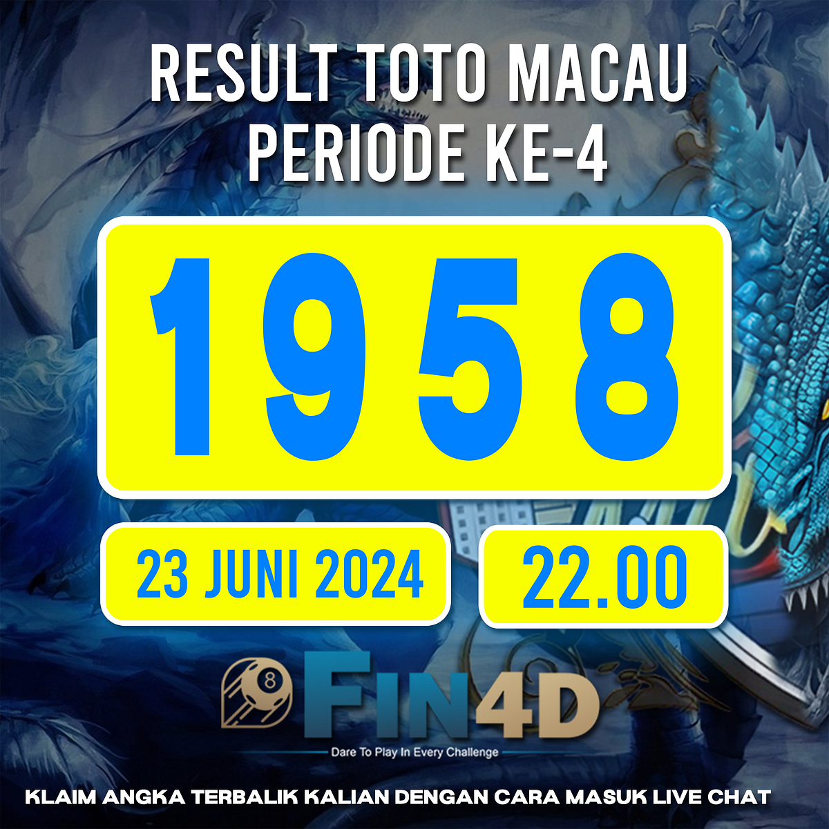 TOTO MACAU 4D PERIODE 4 TANGGAL : 23 JUNI 2024 - FIN4DHOKI - Medium