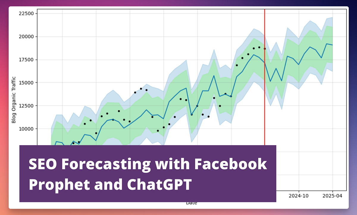 Seo Forecasting With Facebook Prophet Using Chatgpt By Sebastian Baliński Medium