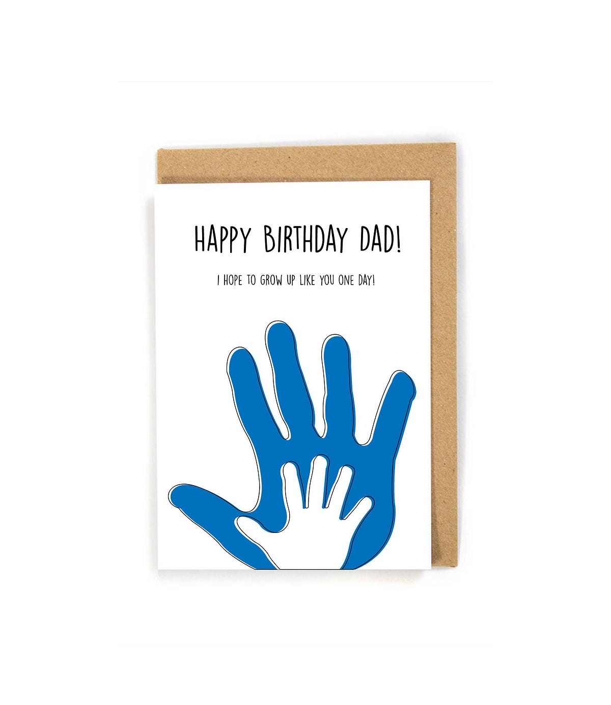 Birthday card from toddler/infant/kid, Daddy birthday card, birthday ...