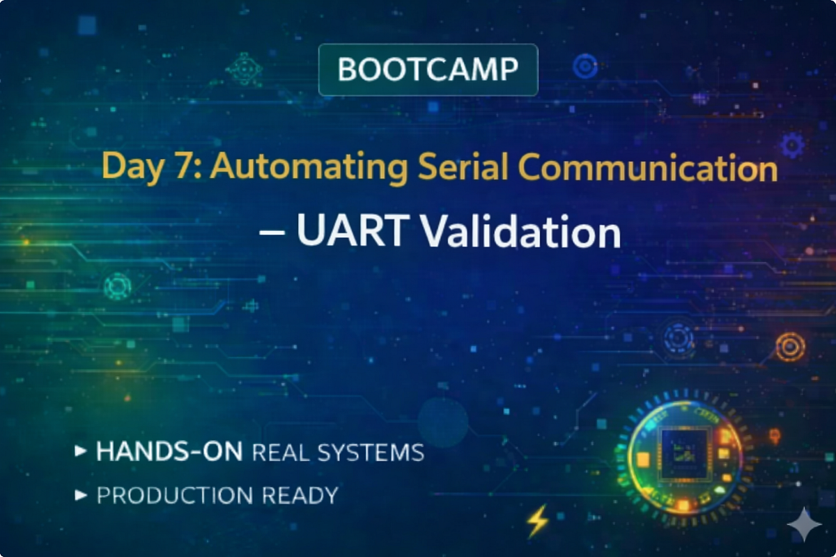 Day 7: Automating Serial Communication — UART Validation | by AMIT ...