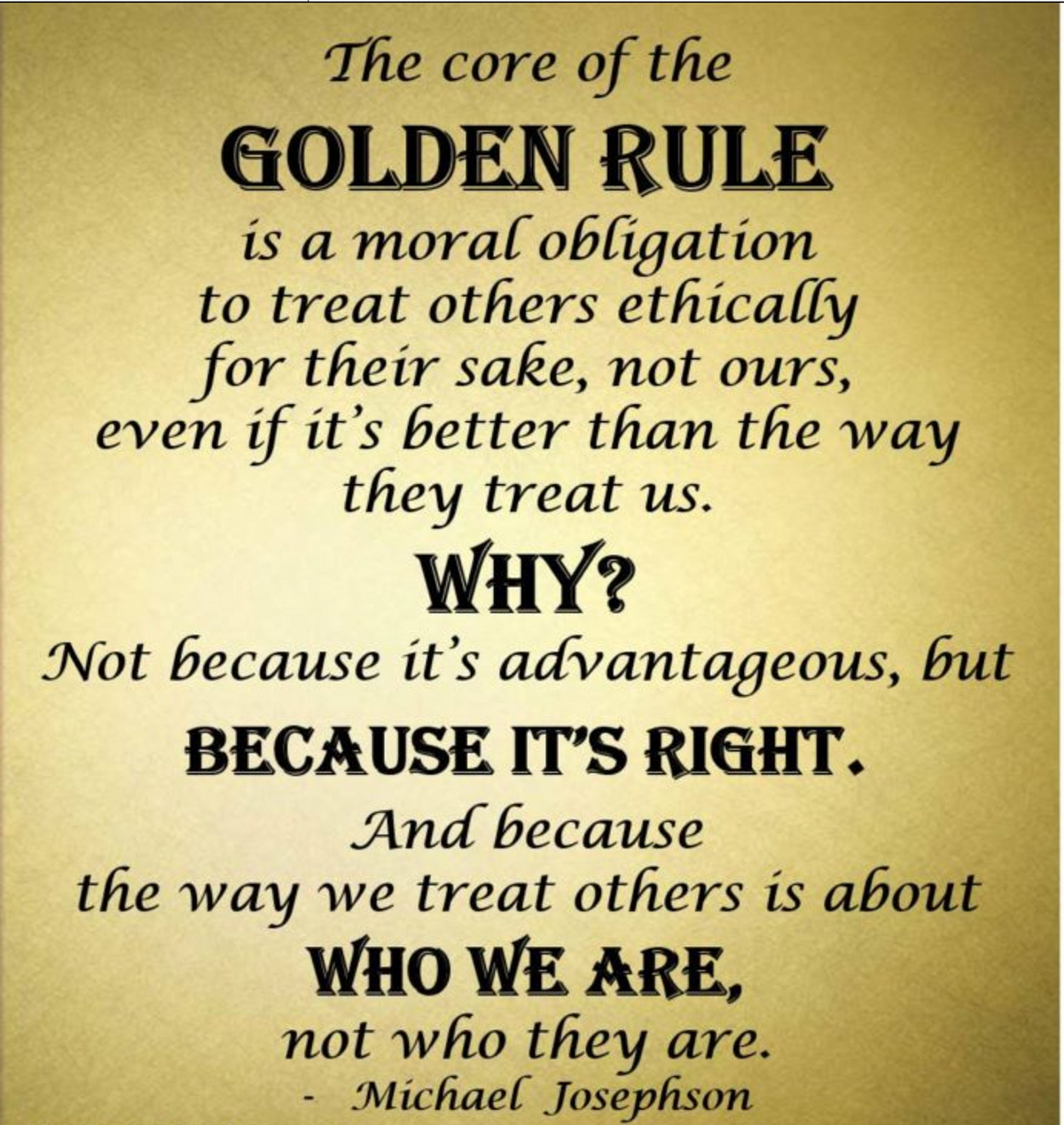 Can the “Golden Rule” be the Ethics Standard in Business? | by Ray ...