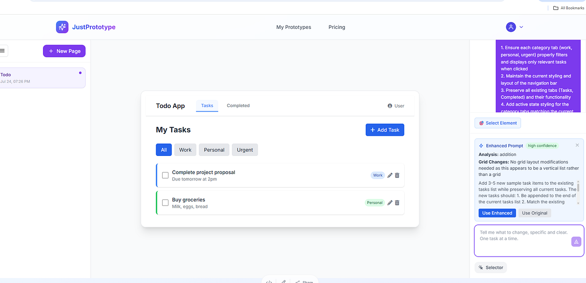 How JustPrototype Simplifies UI/UX Prototyping with Instant HTML5 | by Sanjeev Gulati ...