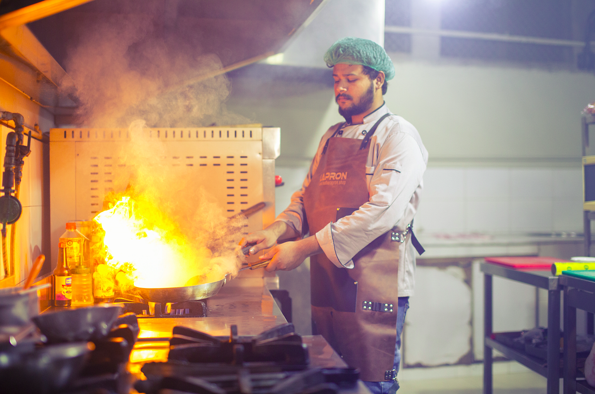 Elevate Your Culinary Journey: Stylish Leather Cooking Apron ...
