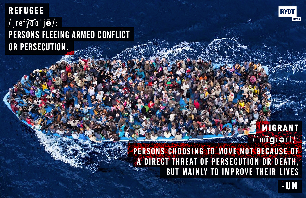 Do You Know the Difference Between a Migrant and a Refugee? | by RYOT ...